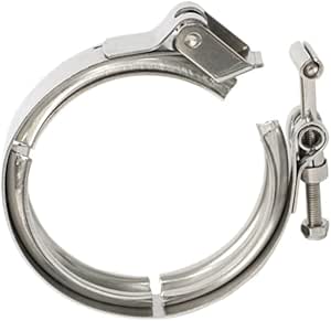 1.5 to 6.0 Inch Release V Band Clamp Stainless Steel 304 Exhaust Down ...