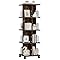 Amazon.com: VECELO 4 Tier Revolving Bookshelf Tower, 360° Display Floor ...