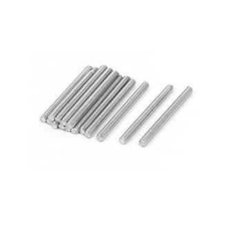 PRAV® M3 x 35mm 0.5mm Pitch 304 Stainless Steel Fully Threaded Rods ...