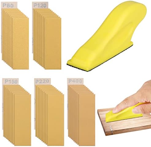 80+1P Mini Detail Sander Kit, AngleKai Micro Sander Set Detail Mini ...
