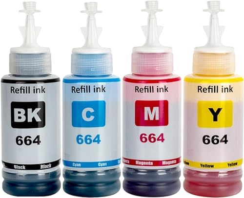 amazon basics Compatible Ink Refill Kit for Epson L130, L360, L380 ...