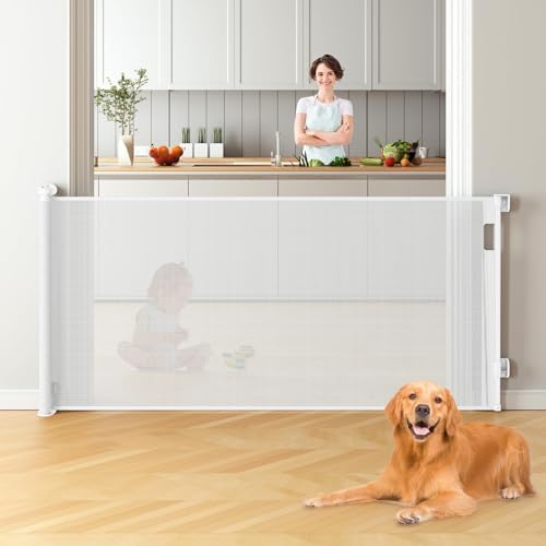 Perma Child Safety Indoor Outdoor Ultimate Retractable Baby Gate, 98cm ...