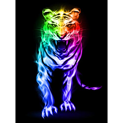 Cool Neon Tiger Backgrounds Neon Tiger Wallpapers Wallpaper Cave