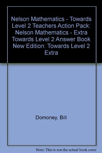Nelson Mathematics: Towards Level 2 Extra: Bill Domoney: 9780174218883 ...