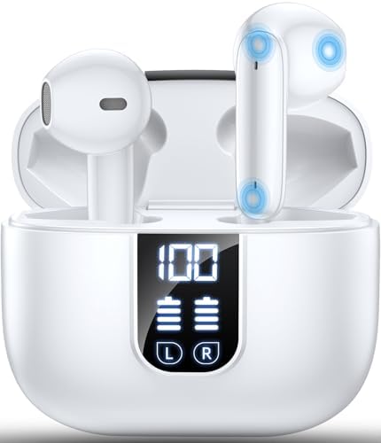 Amazon.com: Wireless Earbuds Bluetooth 5.4 In Ear Buds 6 Mic ENC Noise ...