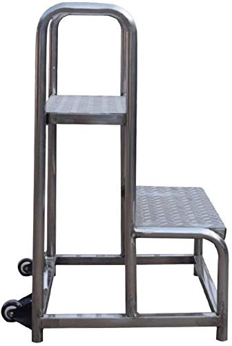 Buy YUEDAI Step Stool Warehouse Ascending Ladder 2-step Mobile Platform ...