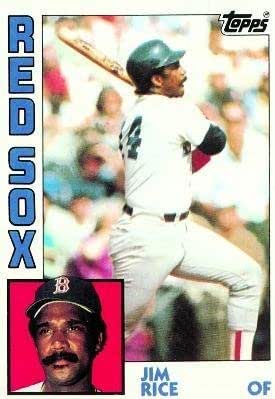 Amazon.com: 1984 Topps Baseball Card #550 Jim Rice : Collectibles ...