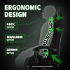SITMOD Chaise Gaming Bureau Ergonomique Chaise Gamer,Rembourrée Gaming ...