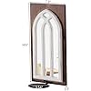 Amazon.com: SOFE Arched Window Mirror Candle Sconces Wall Decor Set of ...