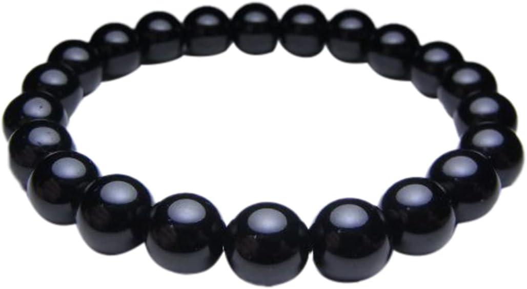 Amazon | [AMERI] チベット産モリオン(黒水晶) ブレスレット《AAAランク10mm》 (内径17cm) 【ブレスレット | ブレスレット 通販