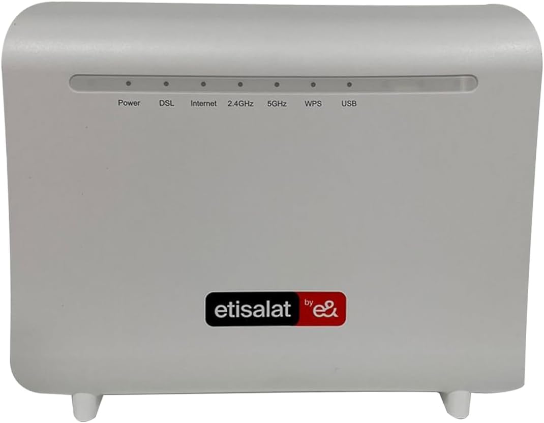 ZTE VDSL ZXHN H188A 4-Port 1200Mbps Router etisalat: Buy Online at Best ...