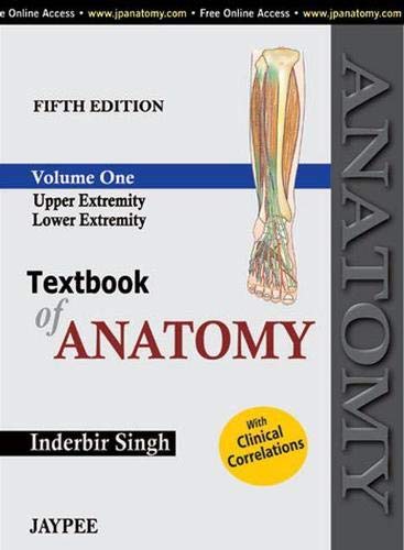 Textbook of Anatomy: Upper Extremity Lower Extremity: 9789350253816 ...