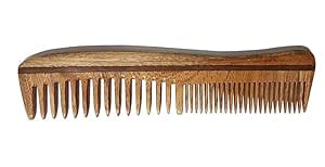 Buy Prime Natural Neem Wood Comb Anti Dandruff Wide Tooth Wooden Comb ...