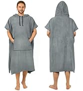 Amazon.com: Zingtto Surf Poncho Changing Robe Extra Large Thick Towel ...