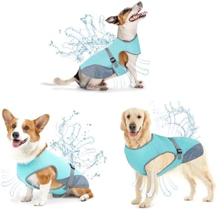 Dog Cooling Vest, Safe Dogs Coat for Summer Sun Protection Breathable ...