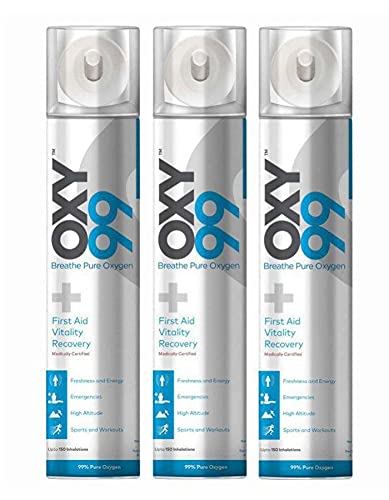 Oxy99 Portable Oxygen 6Ltr Cylinder/Can (3 Pieces) : Amazon.in: Health ...