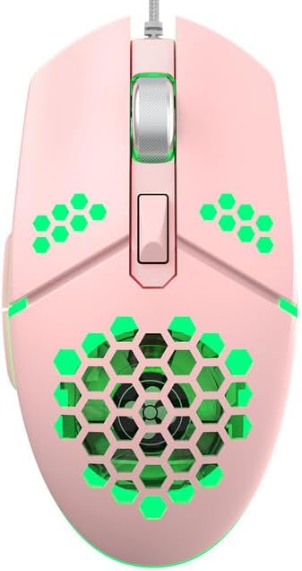 Professional Gaming Mouse With Fan Cooling Adjustable USB Optical LED ...