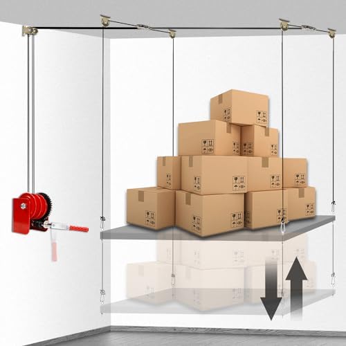 Amazon.com: Overhead Garage Storage Lift Hoist, Heavy-duty Ceiling ...