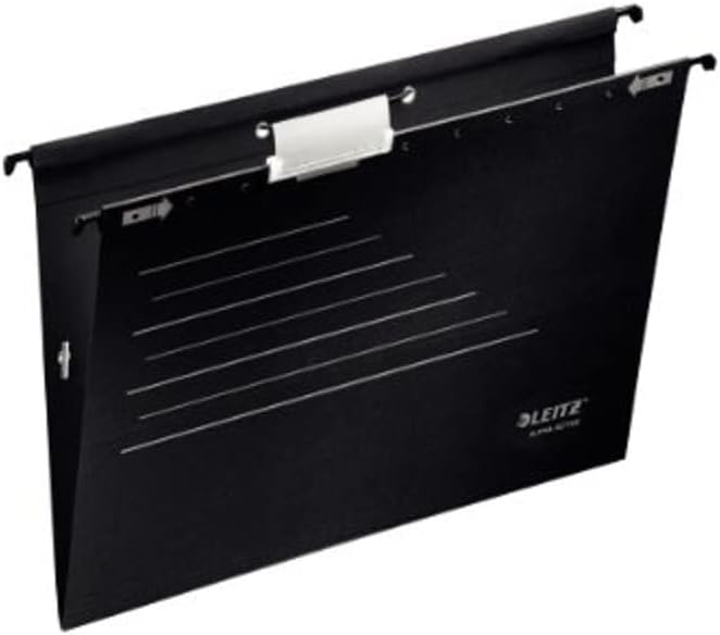Leitz 19950095 Termin-Set Alpha, mit 53 Einstellmappen, schwarz ...