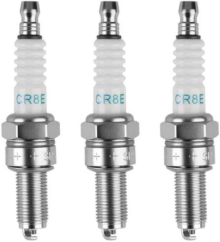 CR8EIX CR8E Spark Plug CR8EB Replacement for 10mm hread Heat Range 8 ...