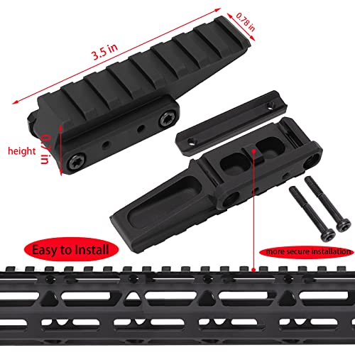 Phoking Optic Riser Mount Picatinny Rail Fast Riser Red Dot Riser for ...