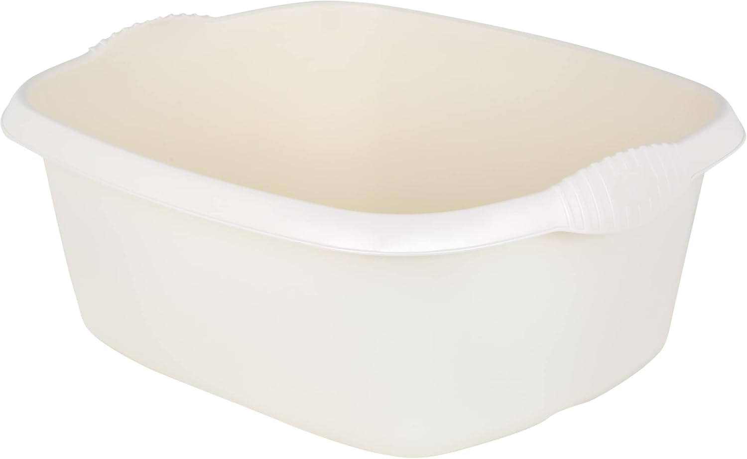Soft Cream- 39cm High Grade Rectangular Rectangle Washing Up Bowl Basin ...