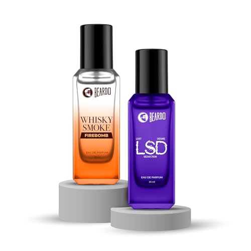 Beardo LSD x Firebomb Edition Perfume Combo for Men (20ml x 2) | Long ...