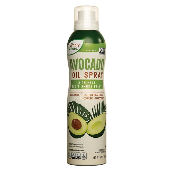 Amazon.com : Simply Nature Non GMO Avocado Oil Cooking Spray - 4.7 fl ...
