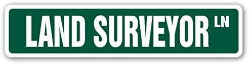 Amazon.com: Cortan360 Land Surveyor Street Sign Surveying Land Property ...