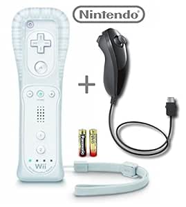 Amazon.com: Official Nintendo Wii/Wii U Remote Plus Controller (White ...