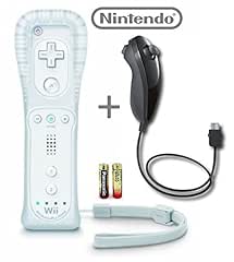 Amazon.com: Official Nintendo Wii/Wii U Remote Plus Controller (White ...