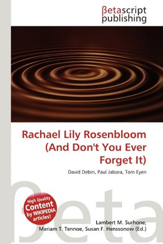 Amazon.co.jp: Rachael Lily Rosenbloom (and Don't You Ever Forget It) : 本