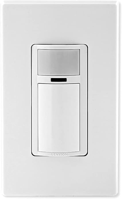 Leviton Decora Vacancy Motion Sensor In-Wall Switch, Manual-On, 2A ...