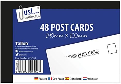Pack of 10 Blank Postcards White Cards (149 x 105 mm) Perfect Post Card ...
