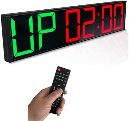 Amazon.com: Boyiit 26'' Extra Large Home GYM Timer Clock, Programable ...