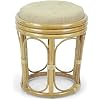 Amazon.com: Pier Handmade Rattan Wicker Vanity Bedroom Stool Fully ...