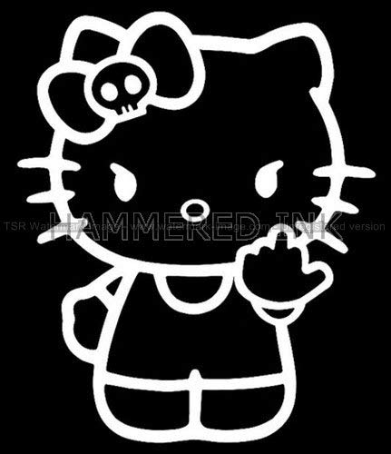 Hello Kitty Middle Finger