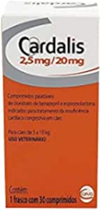Ceva - Cardalis 2,5mg/20mg para Cães - 30 Comprimidos : Amazon.com.br ...