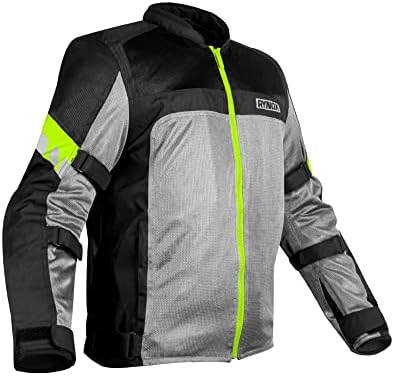 Rynox Cypher GT Jacket - Mesh Motorcycle Riding Jacket with Impact ...