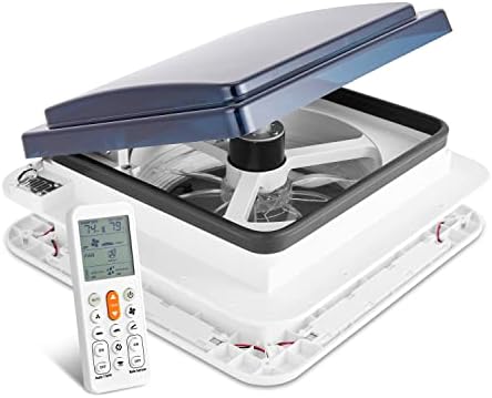 Amazon.com: Hike Crew 14” RV Roof Vent Fan w/Remote | 12V 6-Speed ...