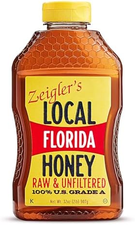 Amazon.com : Zeigler's Florida Local Honey, 32 Oz – 100% Pure, Raw ...
