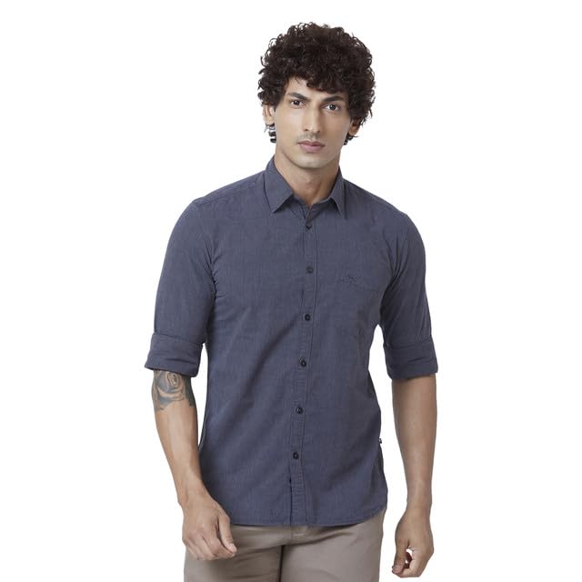 Parx Slim Fit Black Casual Shirt for Men : Amazon.in: Clothing ...