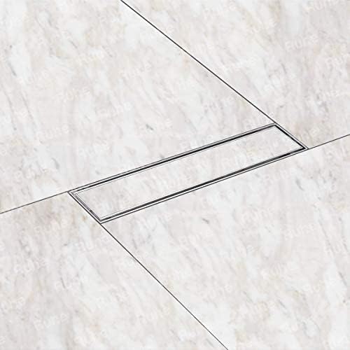 Ruhe® Tile Insert Floor Drain | 24 x 2 Inches Waste Water Floor Drain ...