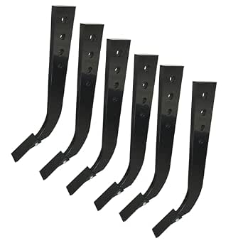 SUONE 6PCS Box Blade Shank,4 Holes Box Scraper Shank,18'' Scarifier ...