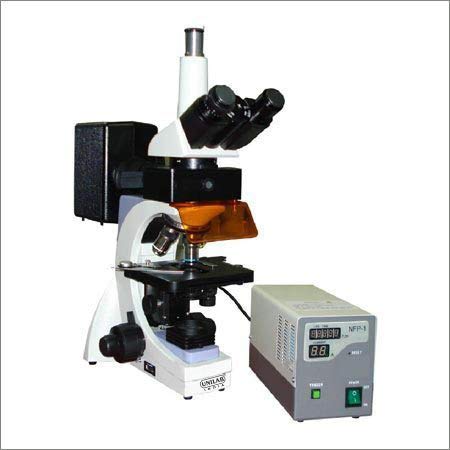 UNILAB Model : RH-90 FM Fluorescence Trinocular Microscope for Research ...