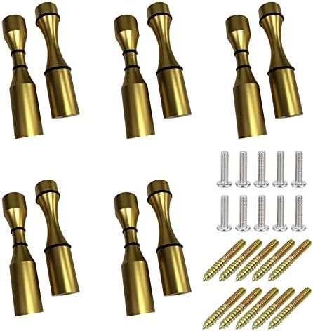 Amazon.com: 5 Sets Matte Gold Vino Pins Single Bottle Display Wall ...