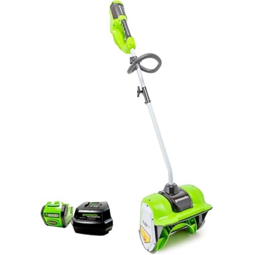 Greenworks 40V 12-Inch Snow Shovel, 4Ah Battery and Charger Included ...