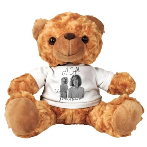 Amazon.com: A Cuddle From Heaven, Personalized Memorial Teddy Bear ...