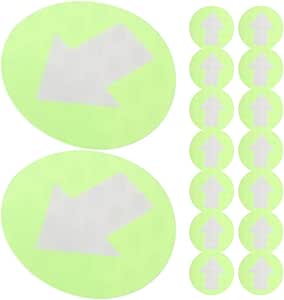 Amazon.com : SUPVOX Round Trail Markers, 20pcs Reflective Arrow Sign ...
