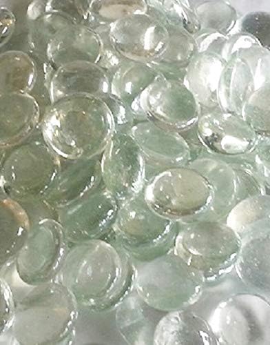 1KG app 230 Clear Round Glass Pebbles/Stones/Gems/Nuggets/Beads ...